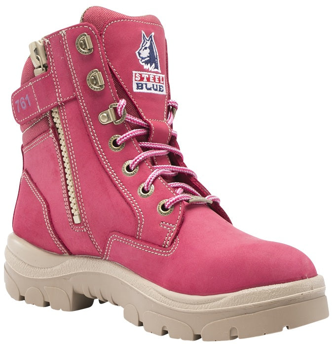 Steel Blue Ladies Southern Cross Zip/Lace Safety Boot - 512761 ...